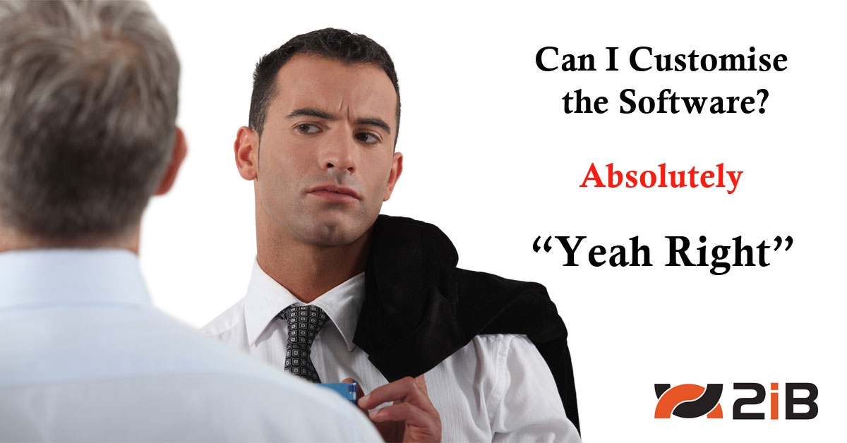 Software Customisation - Yeah Right! - 2iB Pty Ltd