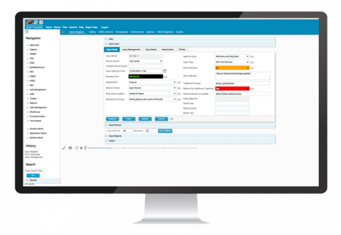 Injury Management Software - 2iB HSEQ Software